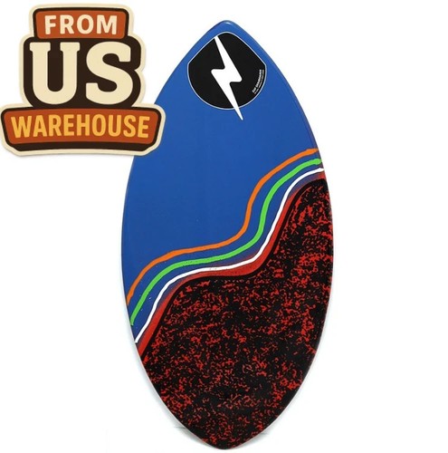 Zap Lazer 234 Kids Skimboard Lightweight Hand Painted Design Easy for ...