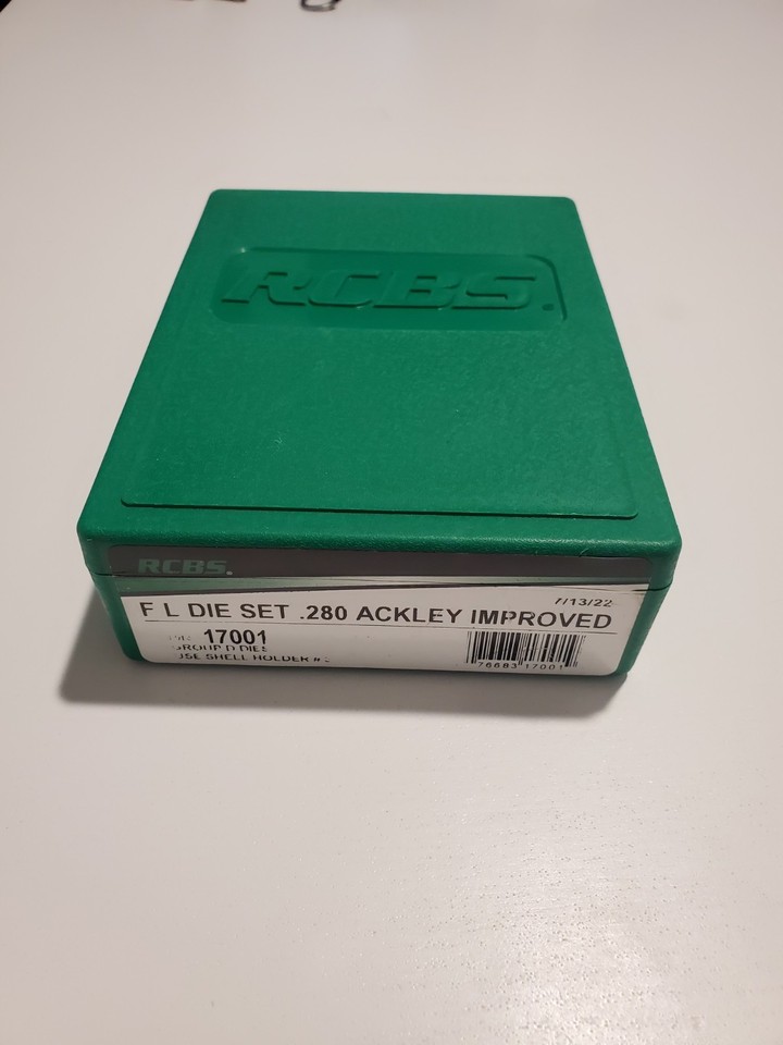 RCBS 280 Ackley Improved Reloading Die Set | eBay