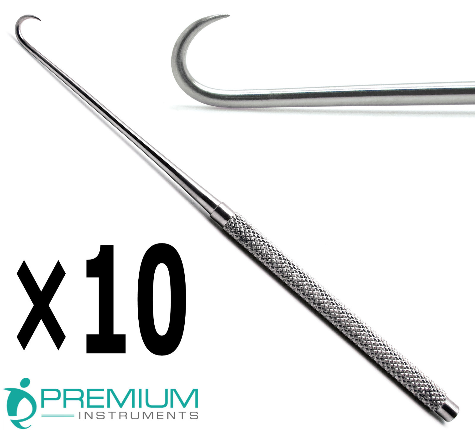 10× Joseph Skin Single Hook Sharp Prong 6.25" Decimal Retractor New ...