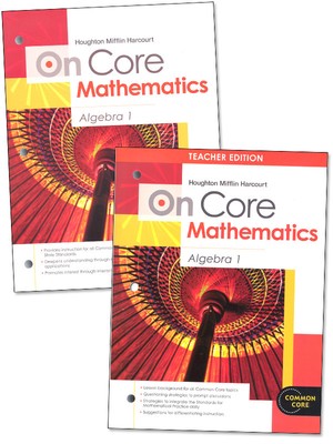 On Core Mathematics Algebra 1 Math Curriculum Homeschool 9 Teacher 9th ...