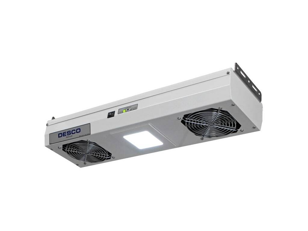 DESCO 60467 - Chargebuster Overhead Ionizer; 2 Fans / With Light / 120V ...