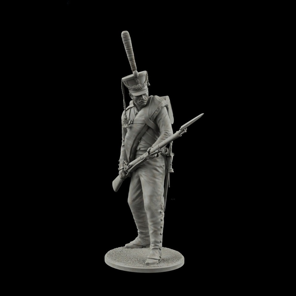 1/32 Scale 54MM Napoleonic Infantry Soldier Resin Miniature Model Kit ...