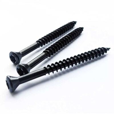 Black Stainless Steel Screws for Composite Decking Clips 4x40mm Torx ...