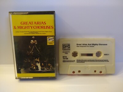 Great Arias and Mighty Choruses Ditto Classical Series Music Tape ...