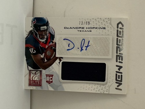 2013 Panini Elite New Breed Material Signatures DeAndre Hopkins #7 auto ...