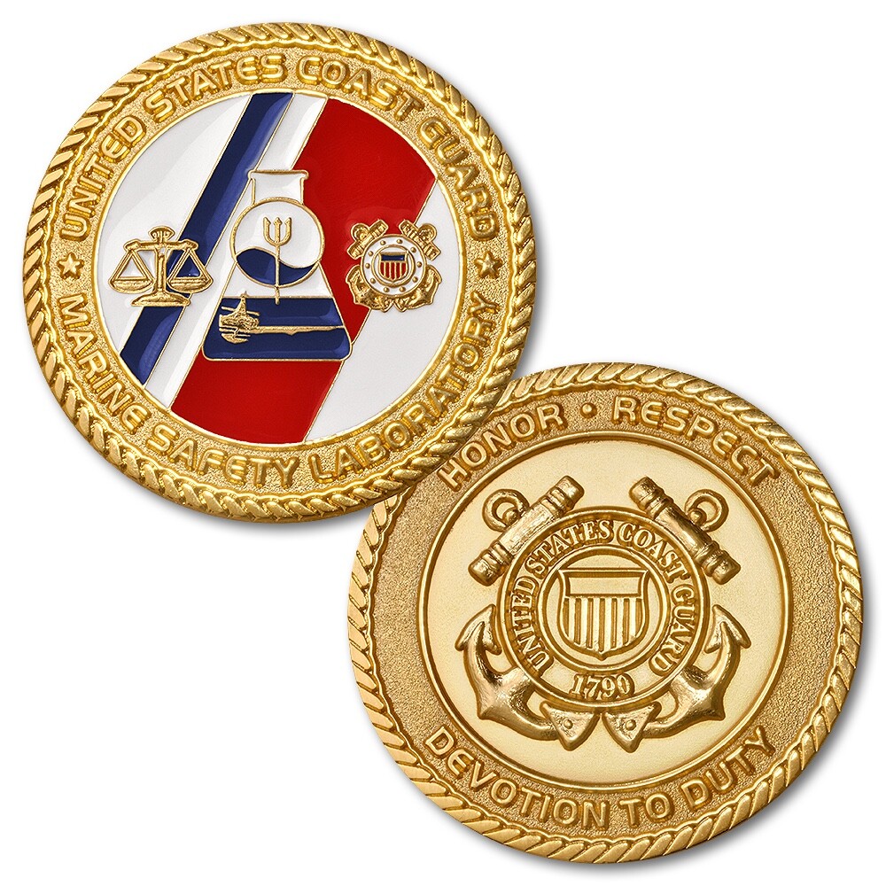 US Coast Guard USCG Marine Safety Laboratory Challenge Coin | eBay