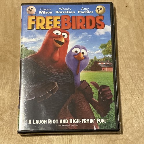 Free Birds (DVD, 2014) Brand New Sealed Owen Wilson Amy Poehler Woody ...
