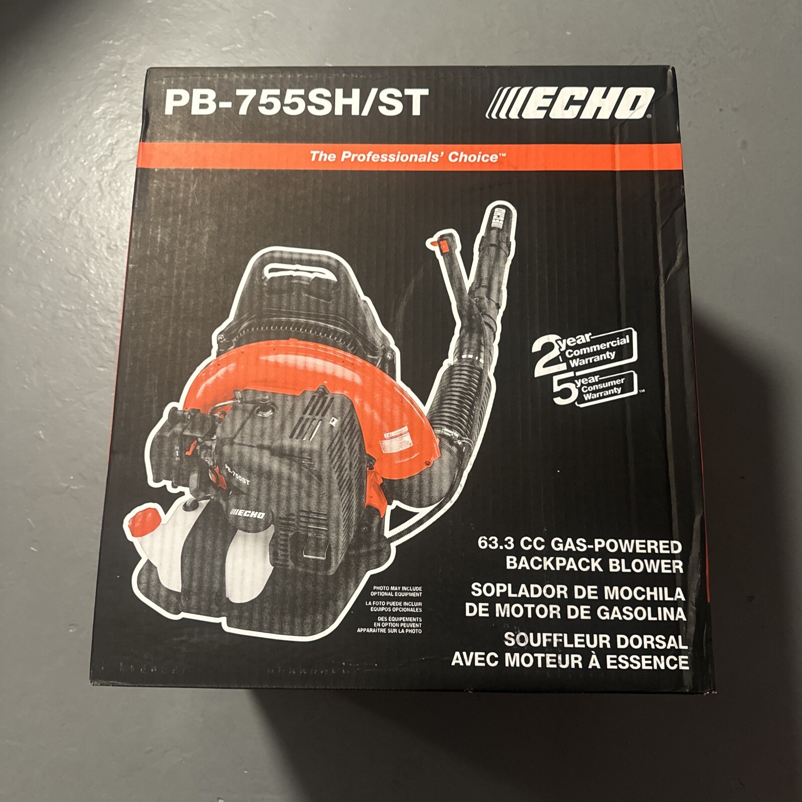 Echo PB-755ST 63.3cc Gas Backpack Blower - Black for sale online | eBay