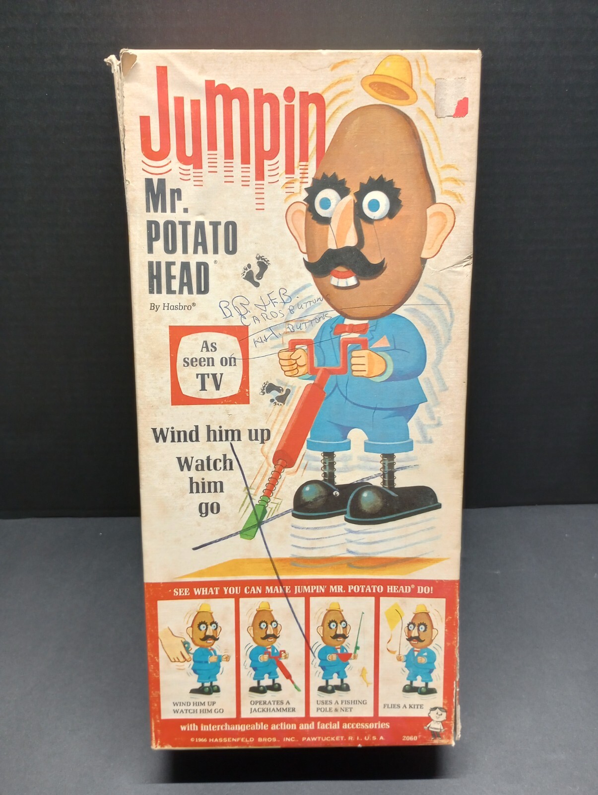 Vintage 1966 Jumpin Mr. Potato Head BOX ONLY By Hasbro 2060 As Seen On ...