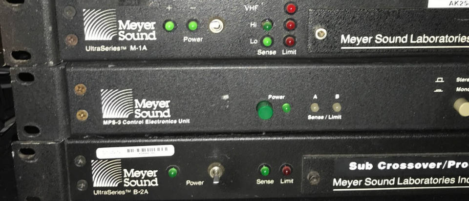 Meyer Sound MPS-3 Control Electronics Unit Used With MPS Series 3 Loudspeakers | eBay