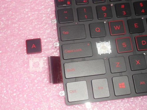 SINGLE KEY CAP + PLASTIC CLIP for DELL INSPIRON 15 7577 NSK-EC1BC 3R0JR ...