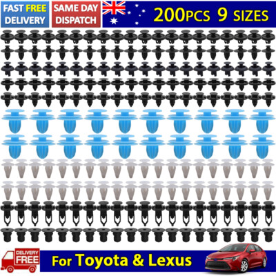 200X For Lexus Toyota Door Trim Clips Screw Mounting Grommet Wheelarch ...