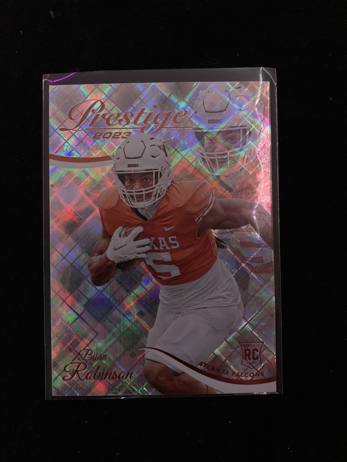 2023 Panini Prestige - Rookies Xtra Points Hyper #304 Bijan Robinson ...