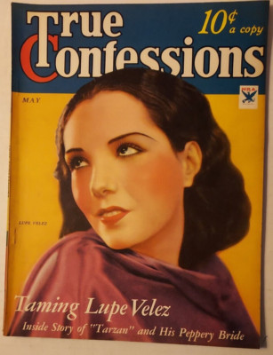 Painted Cover True Confessions May 1934 Magazine Lupe Velez Cover | eBay