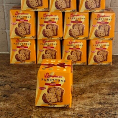 3 BX Bauducco Panettone Classic All Butter Italian Cake Bread GREAT ...