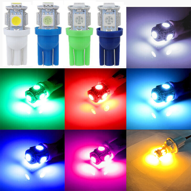10Pcs T10 Wedge LED Bulbs Low Voltage DC 12V for Malibu T5 Landscape ...