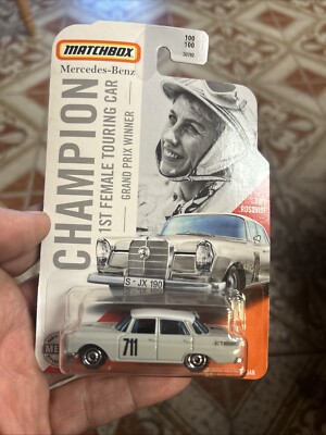 2020 Matchbox '62 Mercedes-Benz 220 SE Sedan 100/100 Light Gray | eBay