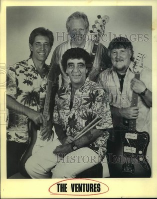 Press Photo Four members of The Ventures band - sap44236 | eBay