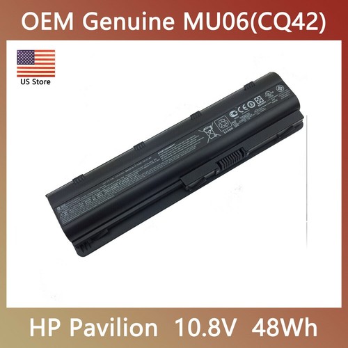 Genuine 593553-001 MU06 Battery for HP 2000 Notebook CQ56 CQ32 CQ42 G62 ...