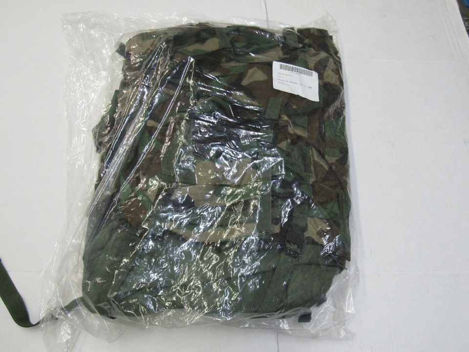 US Military CFP 90 Backpack Rucksack Woodland Camo Combat Patrol Pack ...