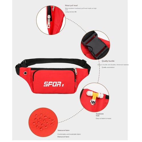 Lightweight Waist Bag Large Capacity Sport Bags Fashion Running Bags ...
