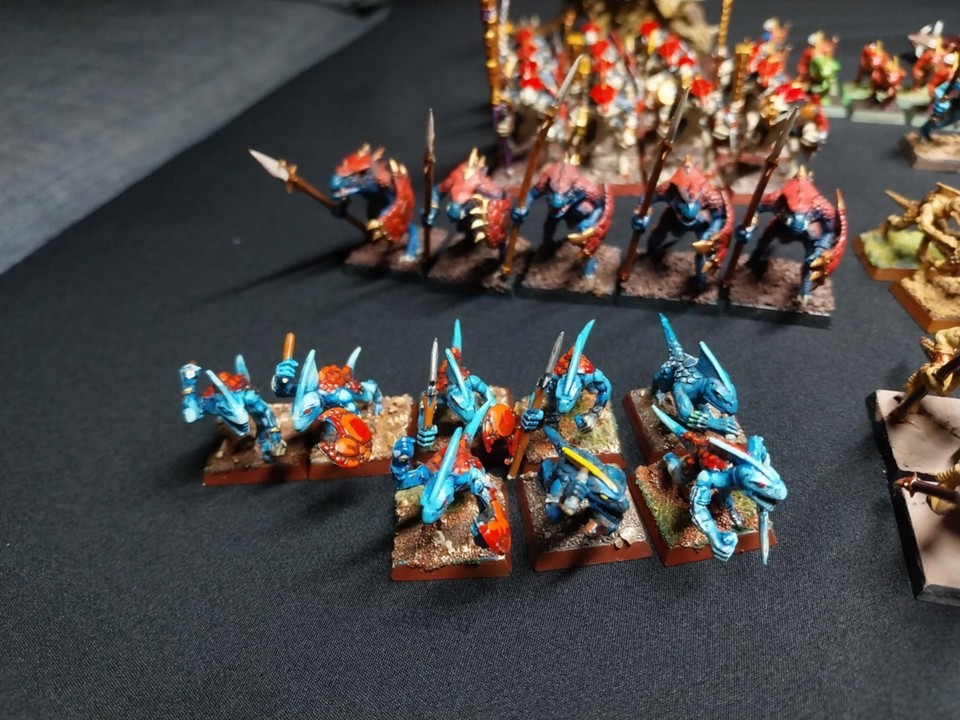 4th ED Lizardmen Seraphon Army Painted Old World Warhammer Fantasy ...