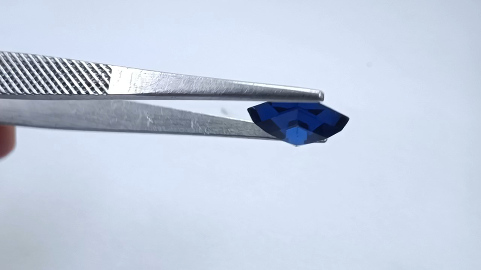 12x12mm Natural Blue Sapphire 13.25 Ct Princess Cut Loose Gemstone ...