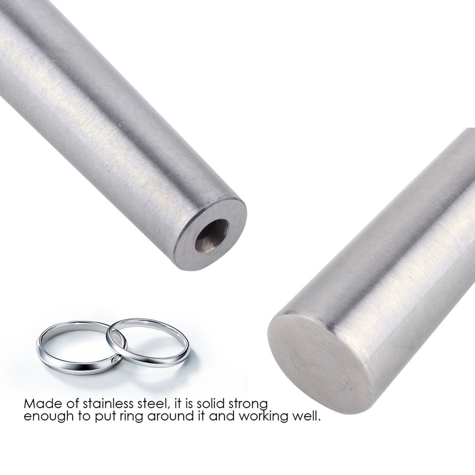 Stainless Steel Ring Enlarger Stick Mandrel Sizer Tool for Jewelry ...
