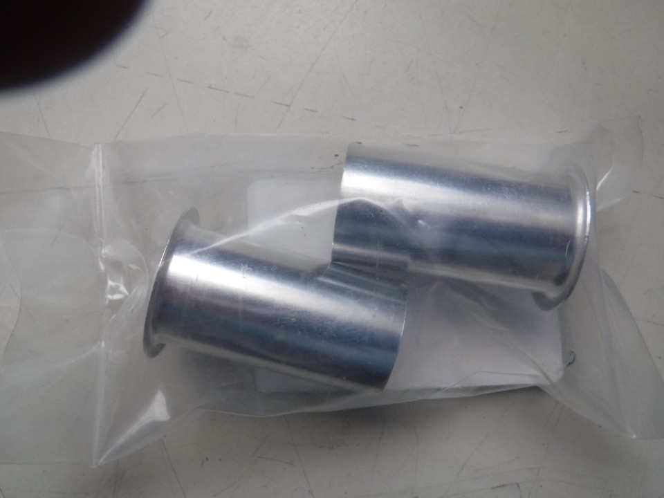 SEA DOG PAIR MARINE ALUMINUM DRAIN TUBES 1" X 1 7/8" 1 END FLARED P/N ...