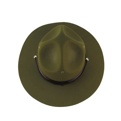 Olive Green Park Forest Ranger Hat Outdoor Cap Adult Trooper Costume ...