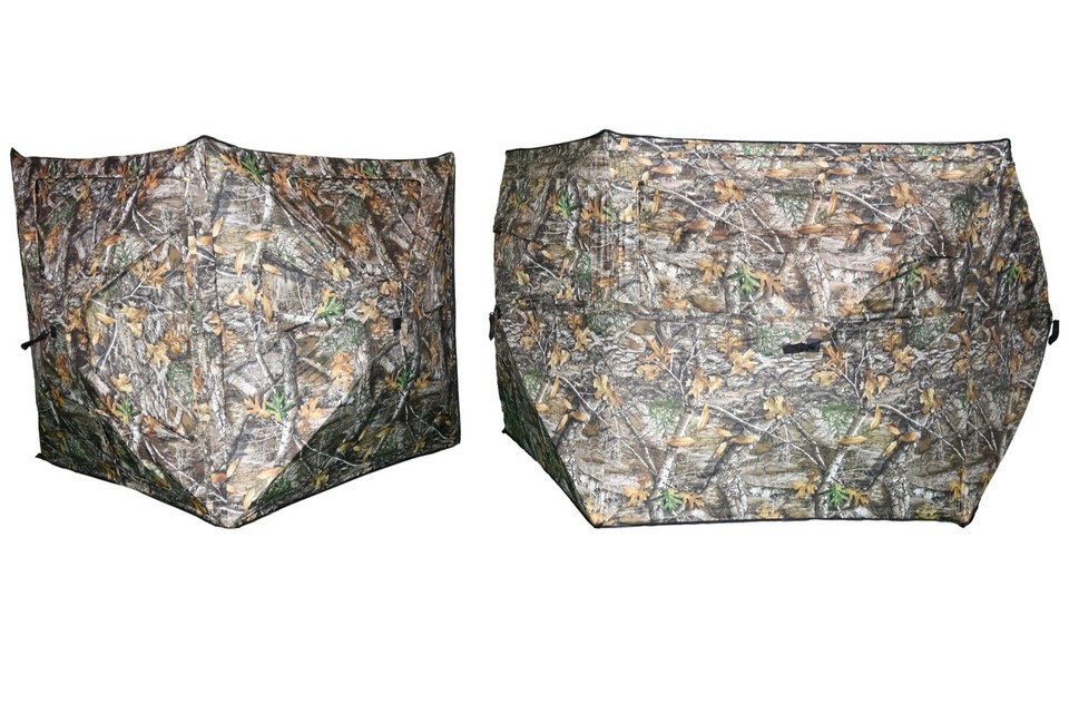 Real Tree Camo Deer and Turkey Blind Portable Pop-up Hunting Blind (5 ...