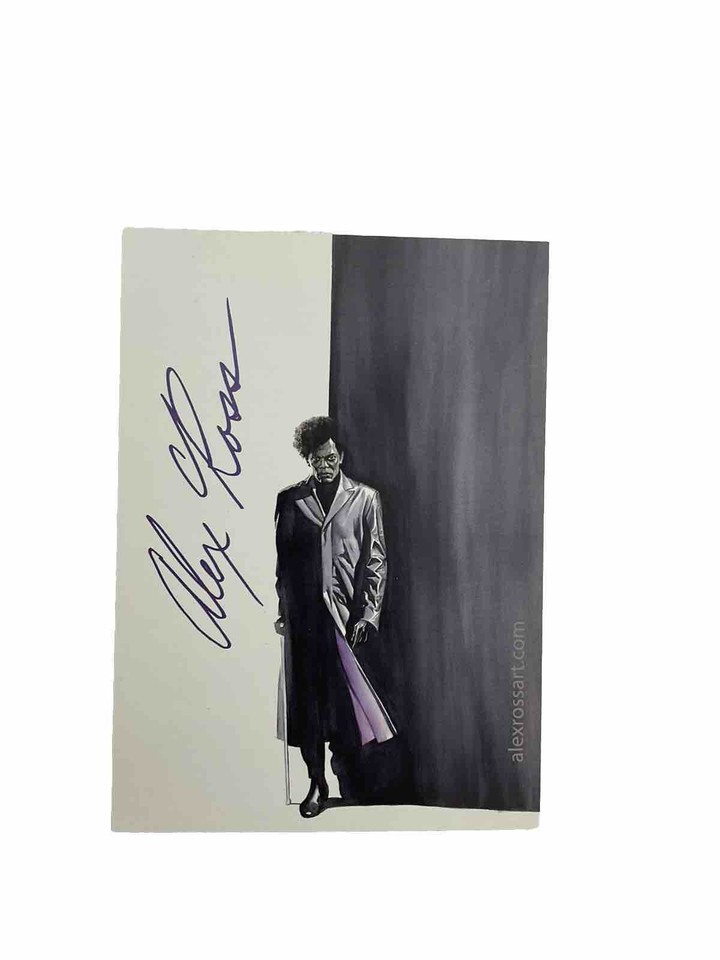 Unbreakable Movie Double Sided Alex Ross Art Card Limited Edition DVD ...