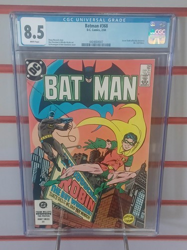 BATMAN #368 (DC, 1984) CGC Graded 8.5 ~ JASON TODD ROBIN ~ White Pages ...