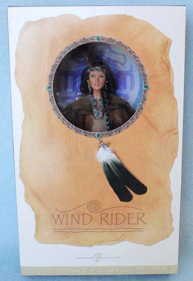 STUNNING NATIVE AMERICAN BARBIE AS 'WIND RIDER'-NRFB-COMES W/ORIGINAL ...