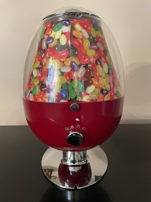 Brookstone Candyman Motion Activated Candy Dispenser Red Silver | eBay