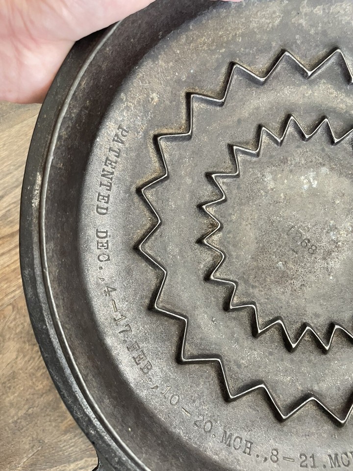 3 Piece Vtg WAGNER WARE Cast Iron Drip Drop Roaster Pot W/Trivet No.8 ...