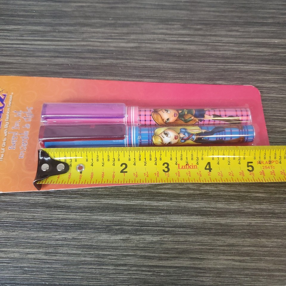 Lil Bratz Pen Set Barrel Pens Pink Blue, 2 Piece NOS | eBay