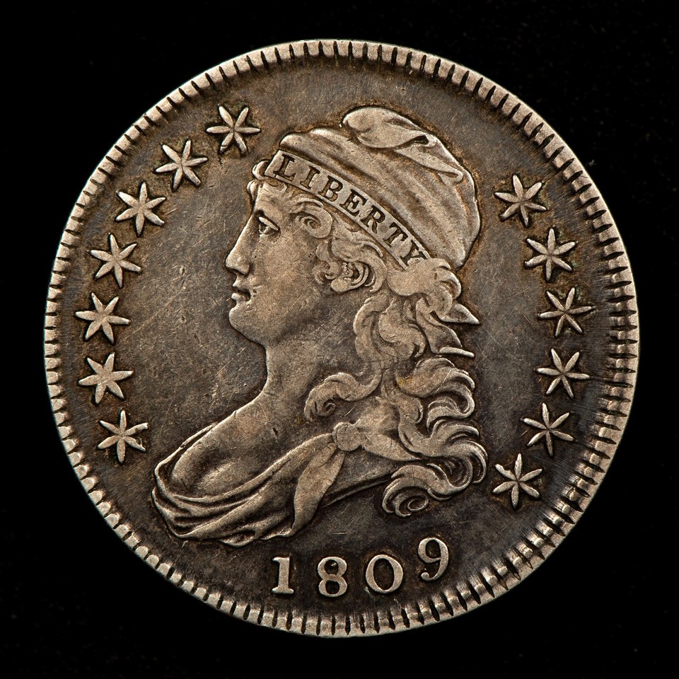 1809 50c Capped Bust Silver Half Dollar - VF+/XF - SKU-H3530 | eBay