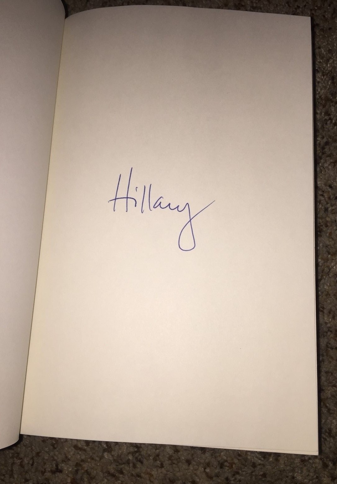 Hillary Clinton Signed Book titled Hard Choices includes proof photo ...