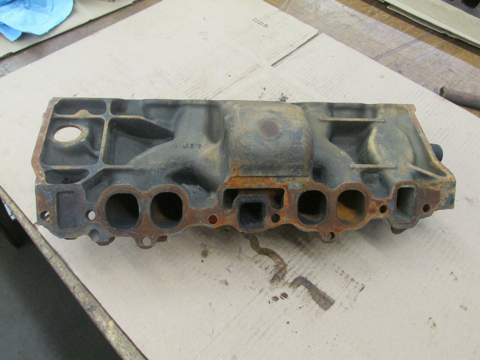 1968 Big Block Chevy BBC 396 427 Oval Port Q-Jet Intake 3883948 K-21-7 ...