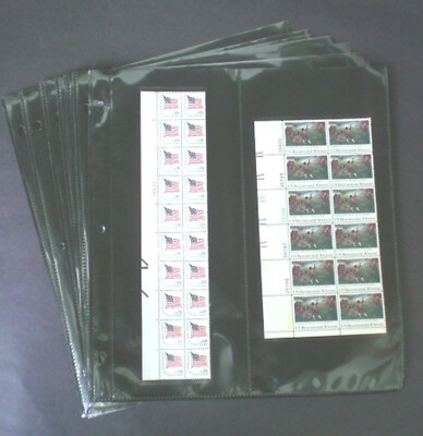 Supersafe Mint Sheet Refill PAGE - 2 Pocket Vertical Double-sided ...