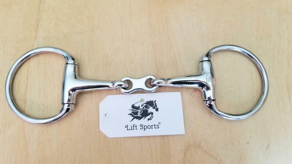 Horse Egg butt Snaffle Bit with French Link Mouth Piece Stainless Steel All size | eBay