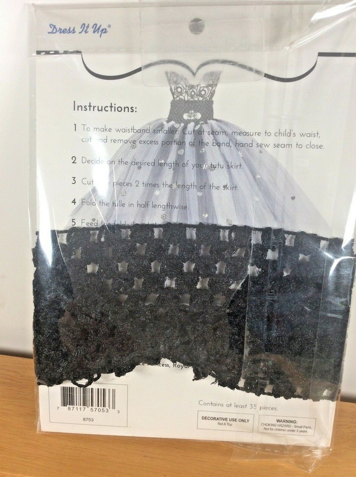 Dress It Up The Inner Princess Tutu Kit PRINCESS Black w 35 Tutu ...