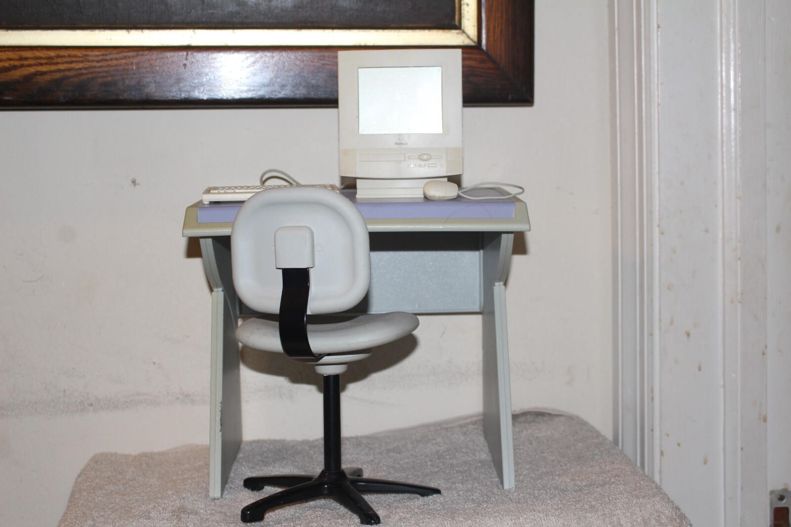 American Girl Computer MacToday 1996 Screen Display Works Desk Chair ...