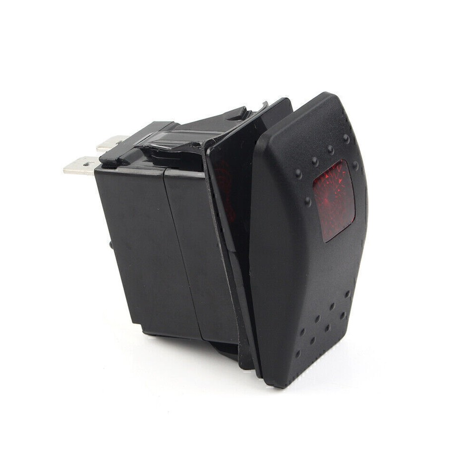 Onan Cummins 308-1038 RV Generator Rocker Start Stop Switch Red lens ...