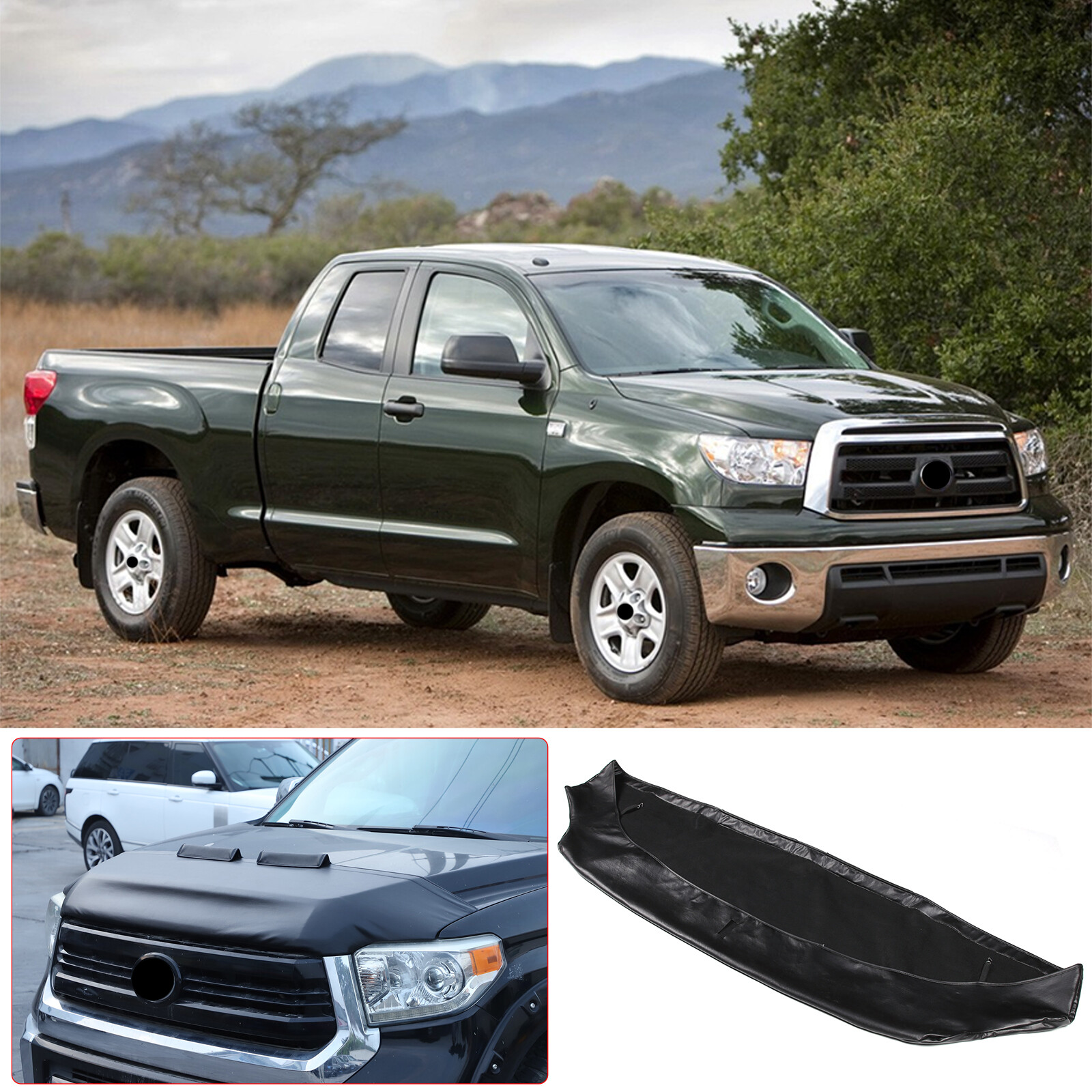 Lebra Hood Cover Protector Mini Mask Bra Fits For TOYOTA Tundra 2007 ...