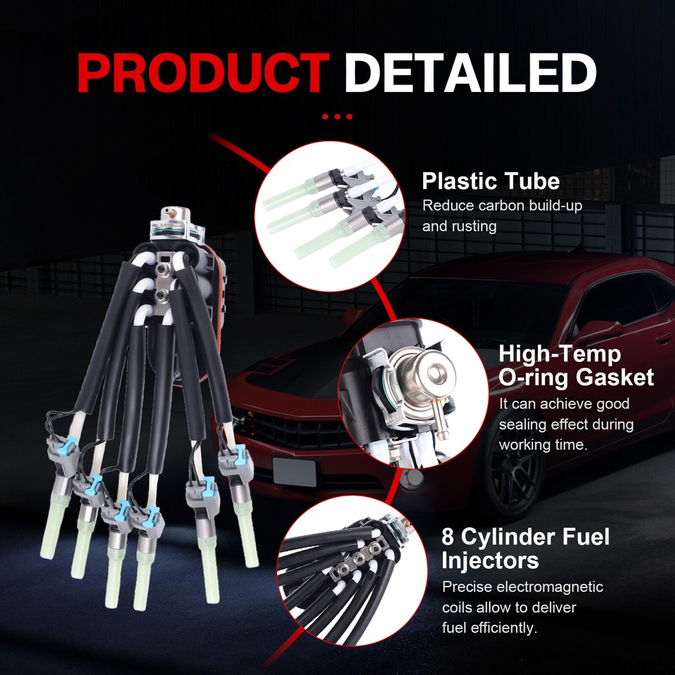 Spider Vortec Fuel Injector Assembly For GMC Chevy Trucks Pickup V6 4 ...