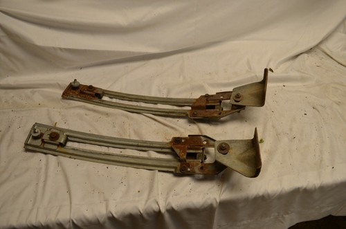 1970 thru 74 Cuda/Challenger rear window tracks with brackets and ...