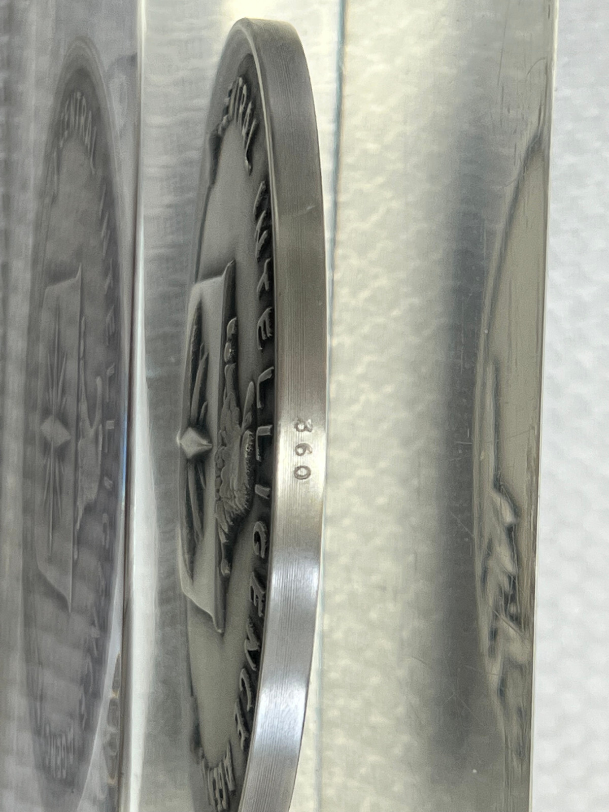 CIA Retirement Medallion Medallic Art Co .999 Silver Central ...