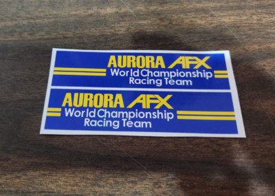 AFX AURORA World Championship Truck Semi Trailer Reproduction Stickers ...